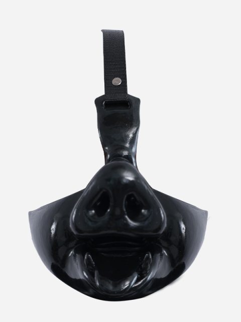 Smitizen New Release: Black Glossy Silicone Pig Muzzle - Silicone Masks ...