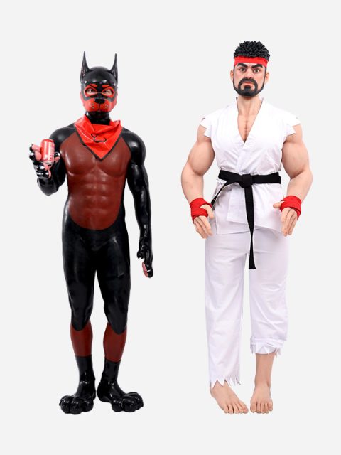 Ryu Life Size Realistic Silicone Full Muscle Doll - Silicone Masks ...