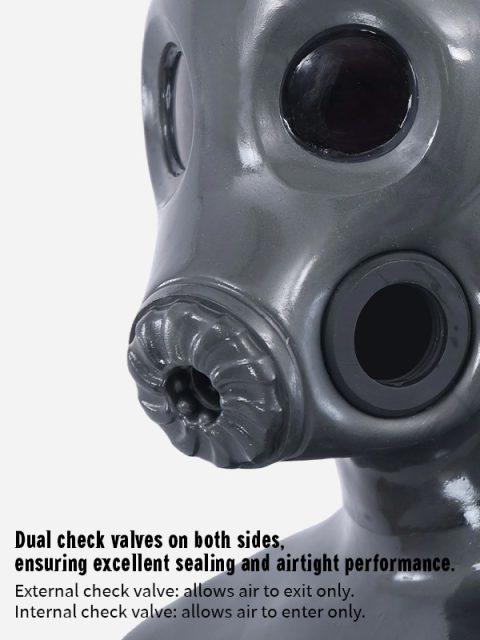 Space Gray Silicone Full Face Gas Mask - C - Silicone Masks, Silicone ...