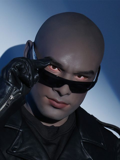 Silicone Dark Male Mask - Leo - Silicone Masks, Silicone Muscle-Smitizen