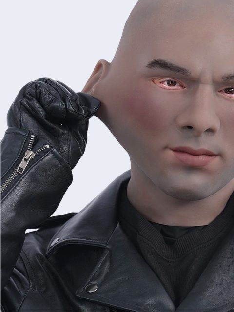 Silicone Dark Male Mask - Leo - Silicone Masks, Silicone Muscle-Smitizen