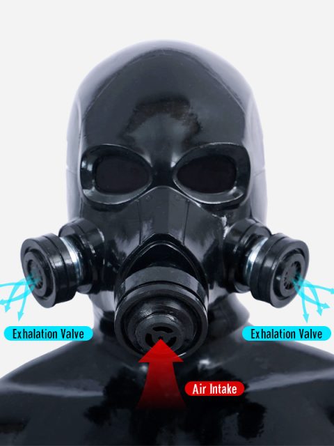 Silicone Full-Face Gas Mask Shadow Reaper Muscle Petsuit - Silicone ...