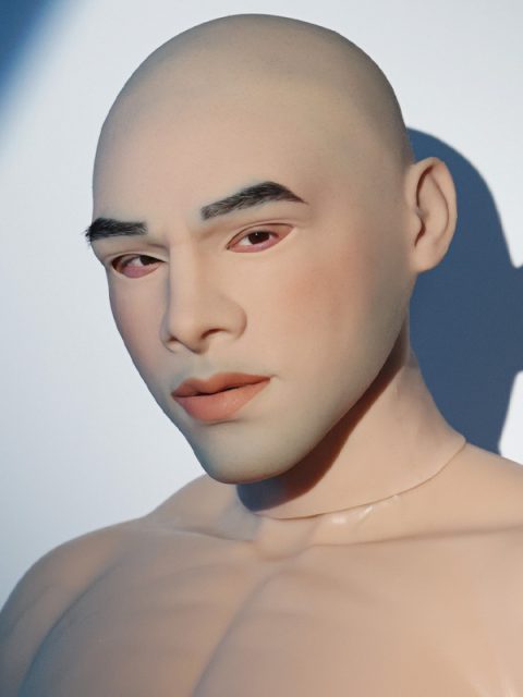 Silicone Natural Male Mask - Leo - Silicone Masks, Silicone Muscle-Smitizen